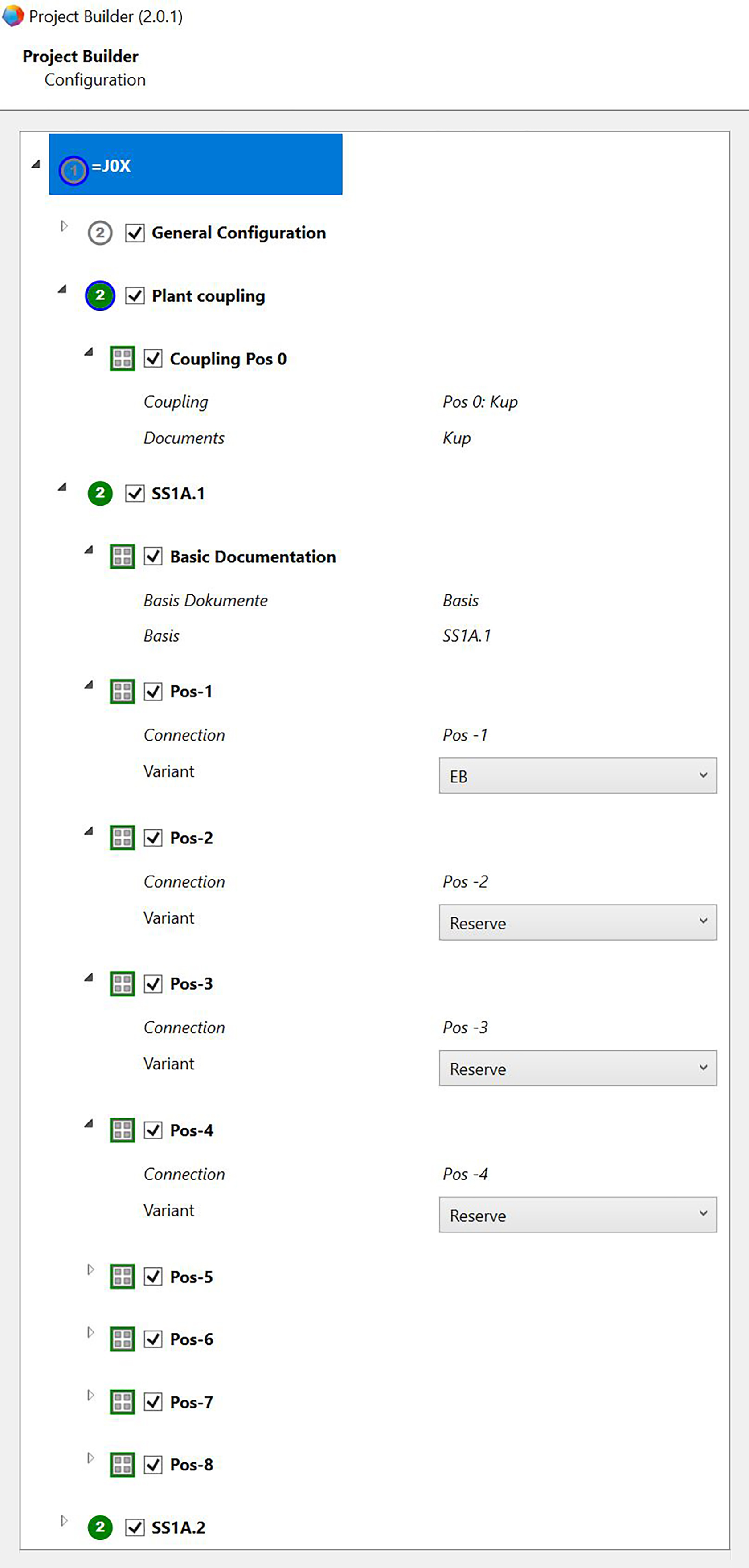 Project Builder automates plant configuration
